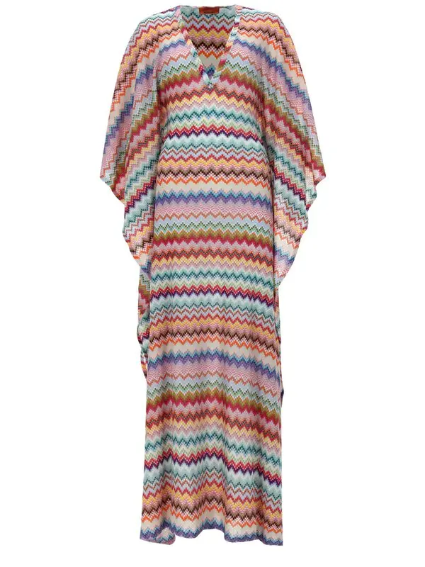 Missoni Caftano Lungo Copricostume - Multicolour