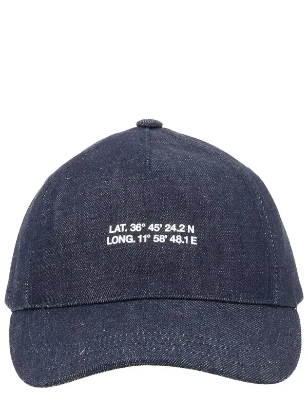 A.p.c. Eden Boussole Baseball Cap - Blue