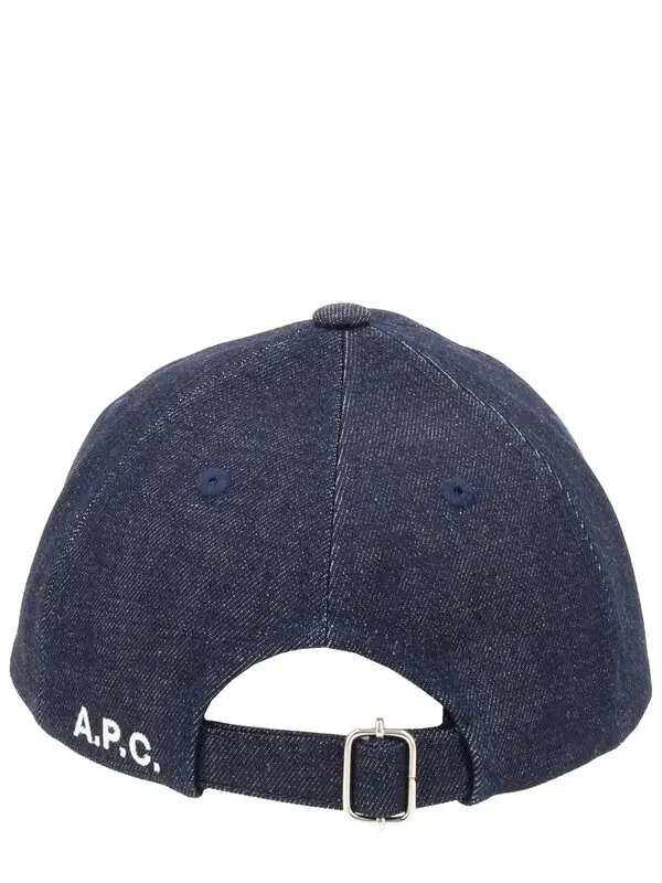 A.p.c. Eden Boussole Baseball Cap - Blue