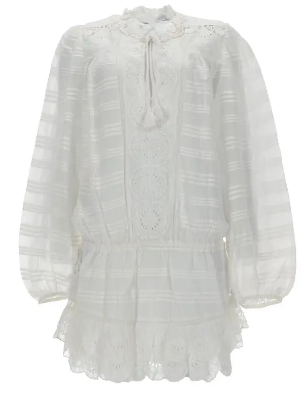 MARANT ETOILE Preya Mini Dress - White