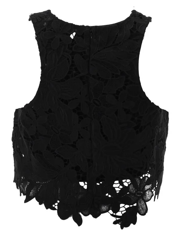 Sportmax Macramé Top - Black