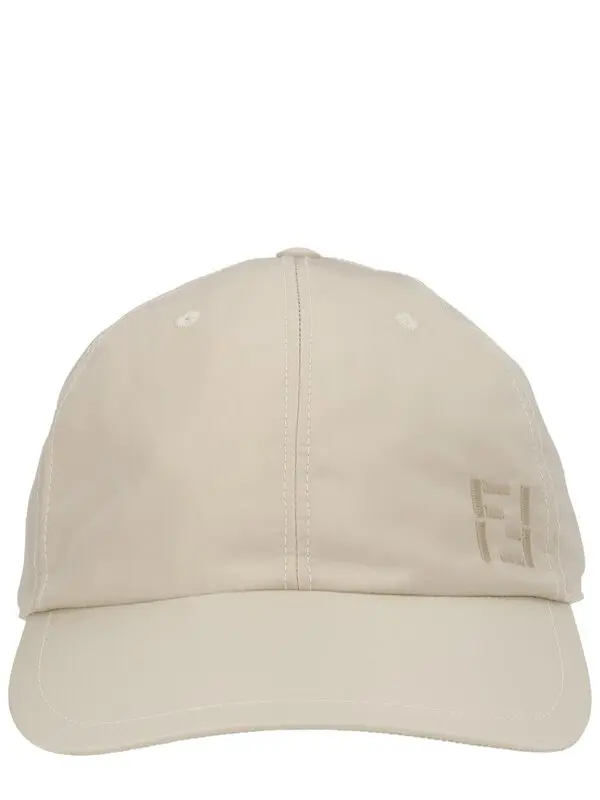Fendi Logo Baseball Cap - Ivory
