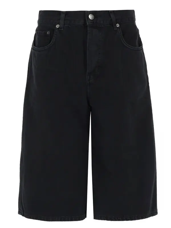 HAIKURE Denim Shorts - Black