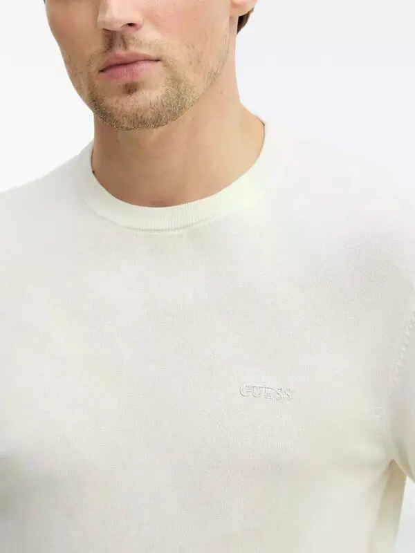 Guess Crew Neck Logo Sweater