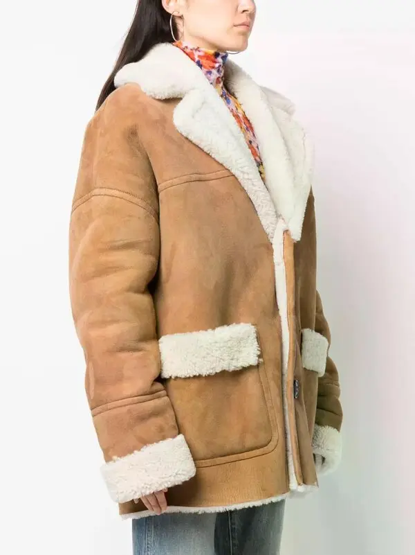 Dsquared2 Padded Leather Coat