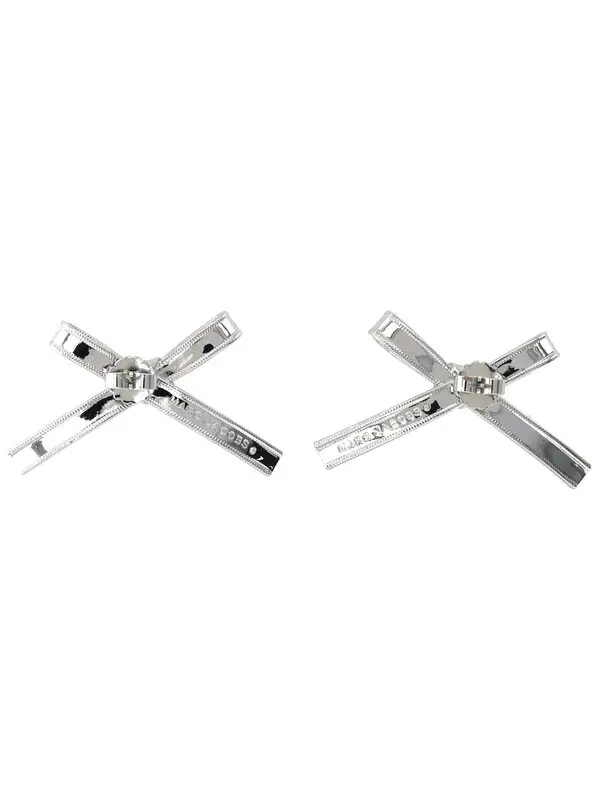 Marc Jacobs The Lingerie Bow Earrings - Silver