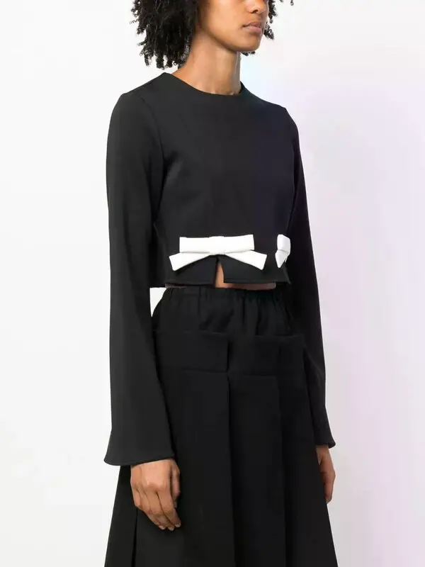 Viktor & Rolf Bow-detail Cropped Top