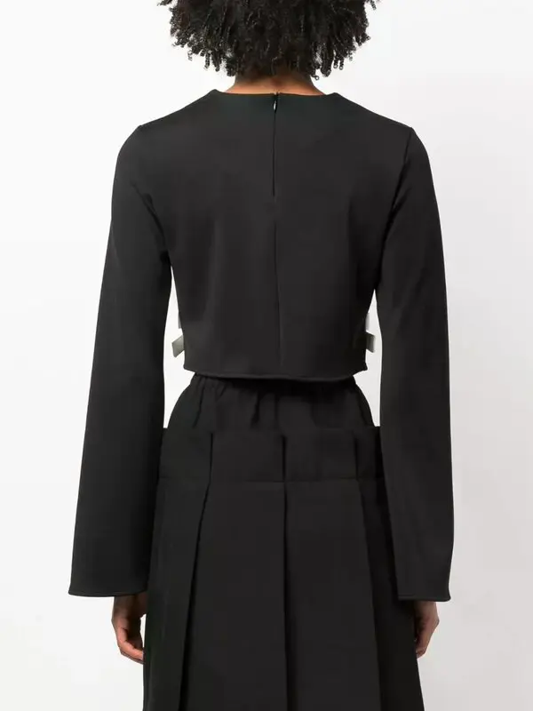 Viktor & Rolf Bow-detail Cropped Top