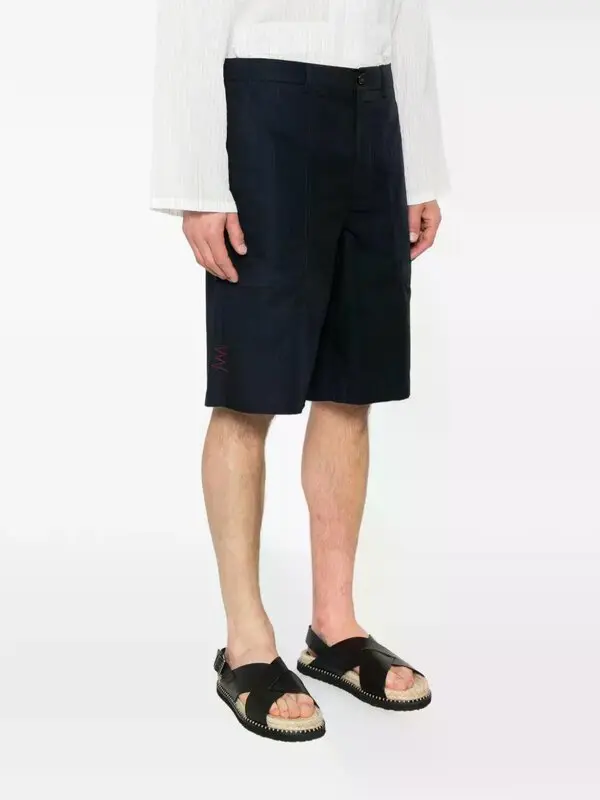 AMARANTO Belt-loops Shorts