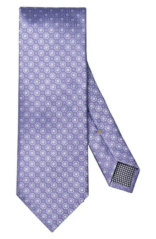 Eton Medallion Standard Neck Tie - Medium Purple