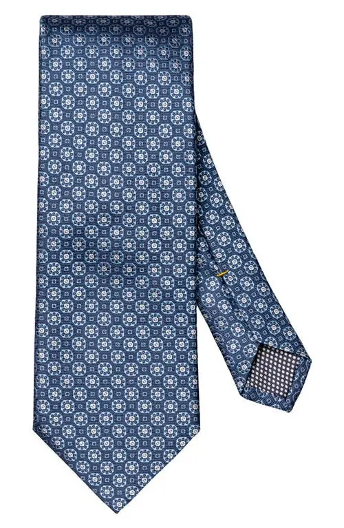 Eton Medallion Standard Neck Tie - Navy