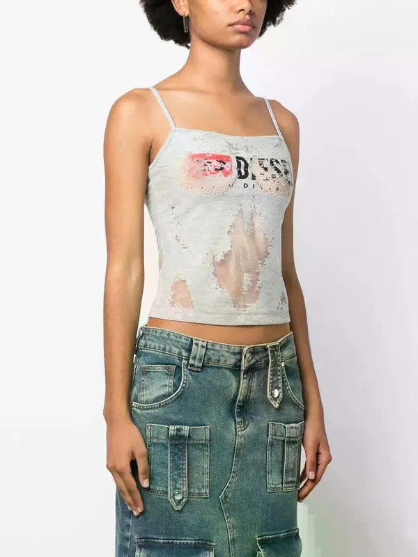 DIESEL® Semi-sheer Construction Tank Top