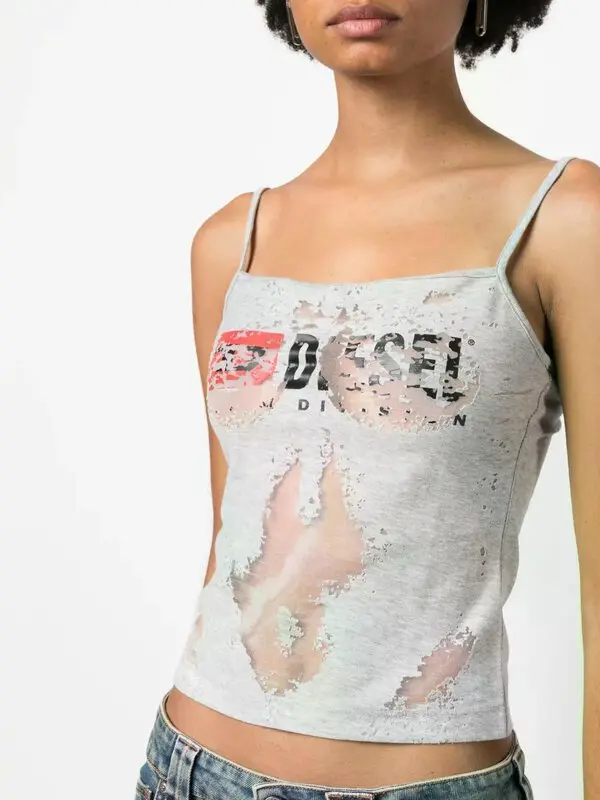 DIESEL® Semi-sheer Construction Tank Top