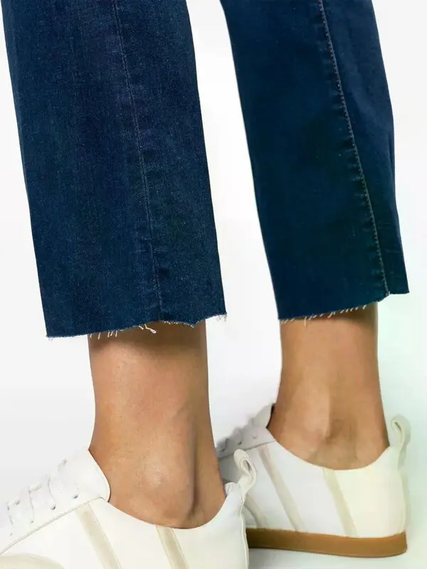 FRAME Flared Cropped Jeans - Blue
