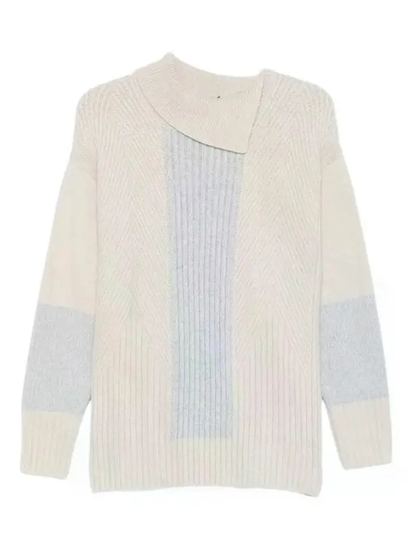 Lorena Antoniazzi Pattern Collared Sweater