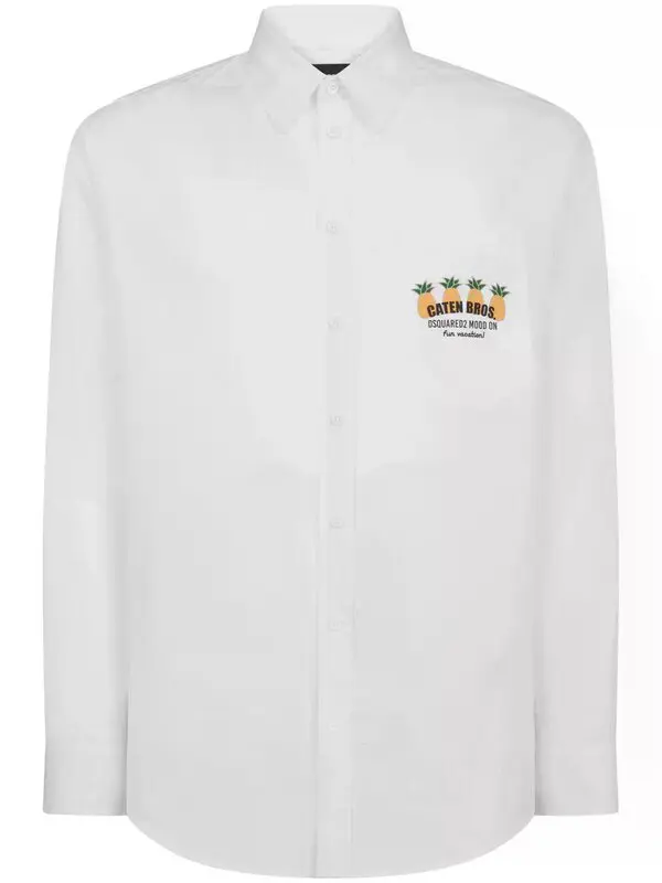 Dsquared2 Logo-print Cotton Shirt