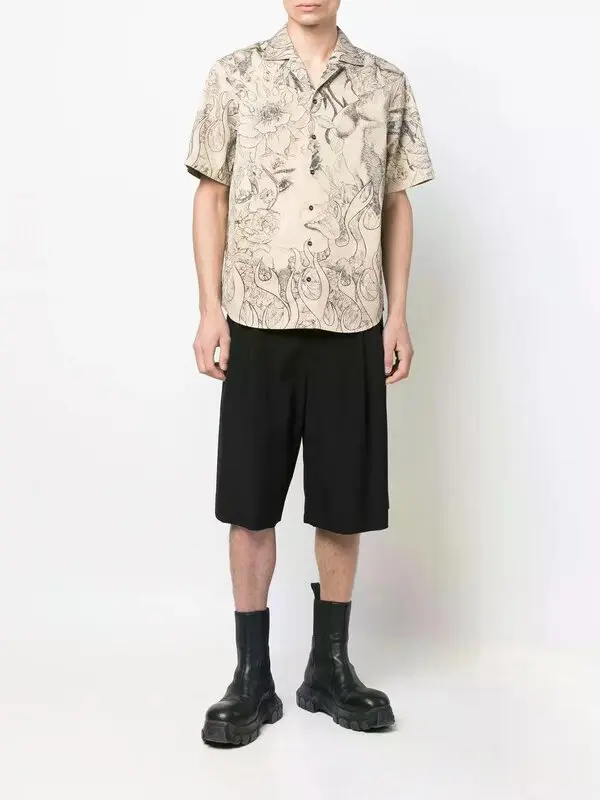Dsquared2 Graphic-print Short-sleeved Shirt