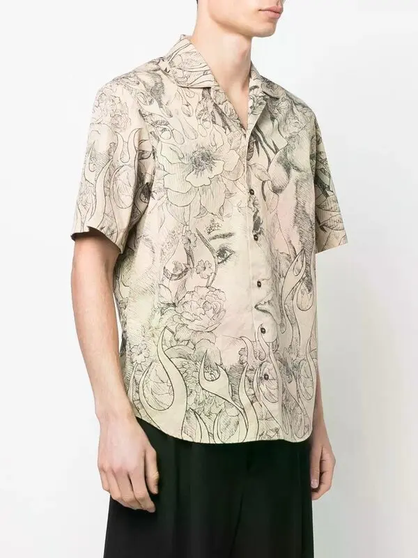 Dsquared2 Graphic-print Short-sleeved Shirt