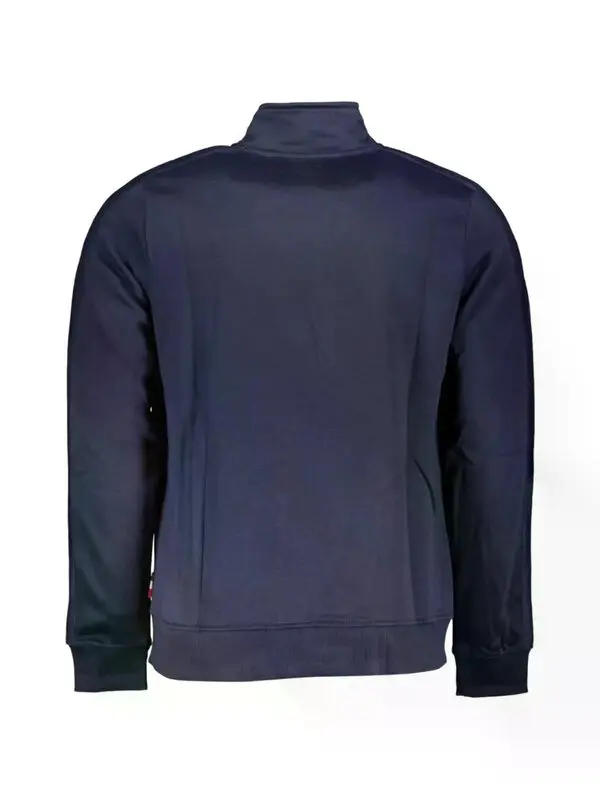 GIAN MARCO VENTURI VINTAGE Logo-embroidered Zip-up Sweatshirt
