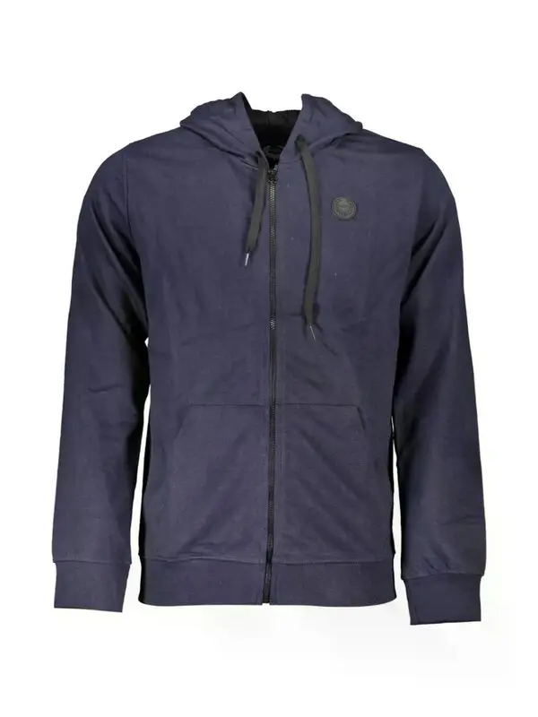 GIAN MARCO VENTURI VINTAGE Logo-patch Zip-up Hoodie