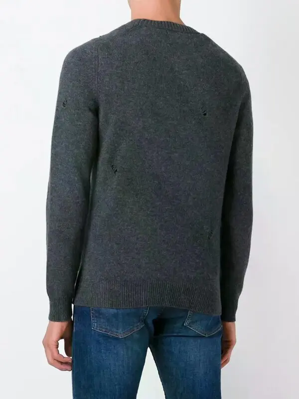 Alexander McQueen Distressed Cashmere Jumper