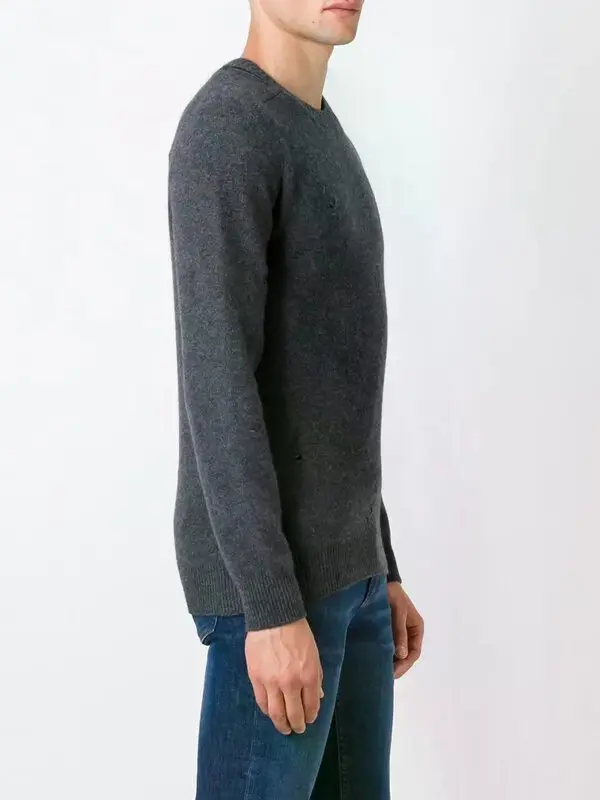 Alexander McQueen Distressed Cashmere Jumper