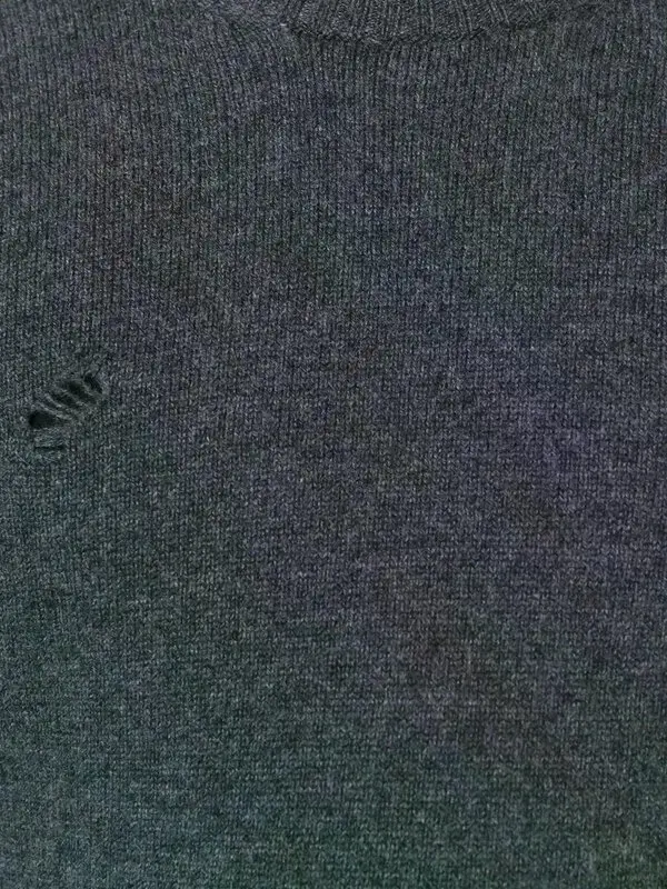Alexander McQueen Distressed Cashmere Jumper