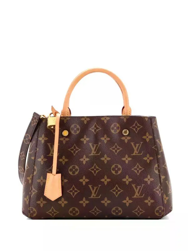 LOUIS VUITTON Montaigne Bb Satchel Monogram Canvas