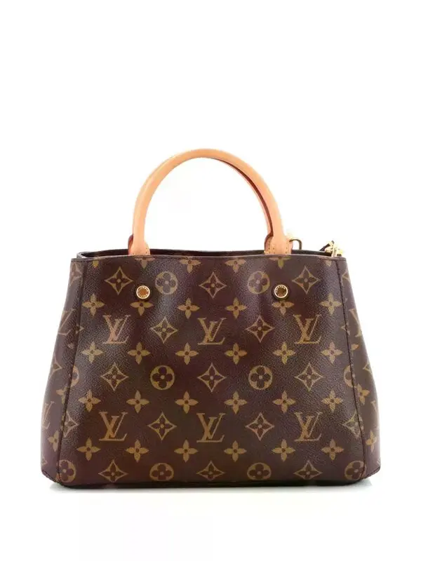 LOUIS VUITTON Montaigne Bb Satchel Monogram Canvas