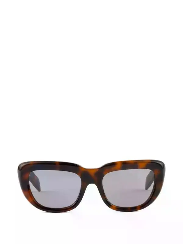 Prada Tortoiseshell Rectangle-frame Sunglasses - Brown