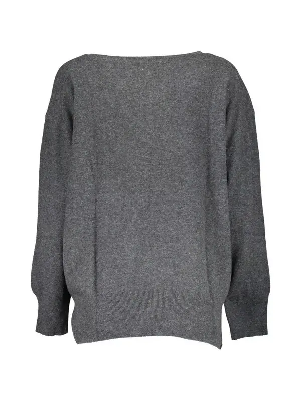 NORTH SAILS Merino Wool V-neck Sweater - Black