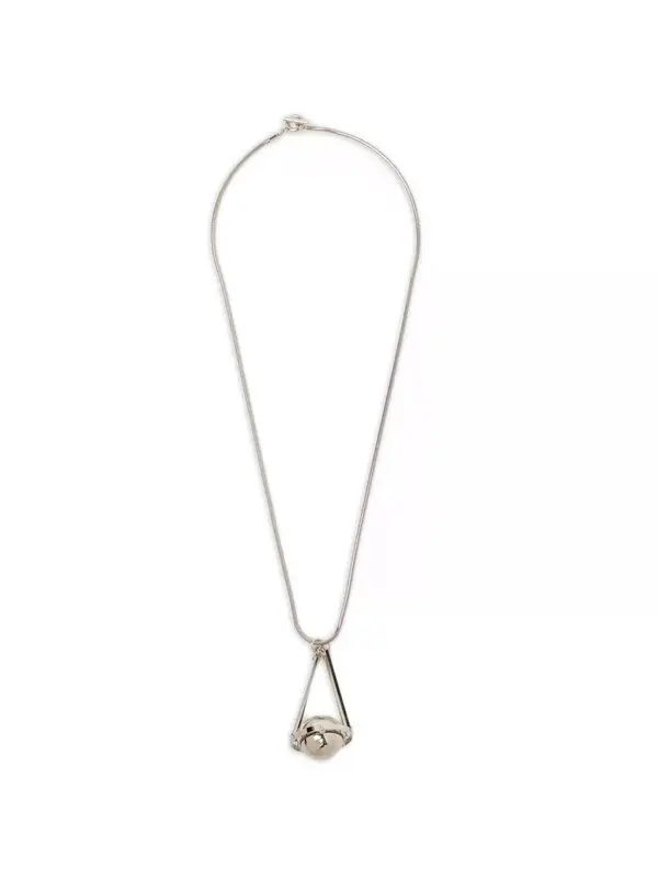 Toga Orb-pendant Necklace - Silver