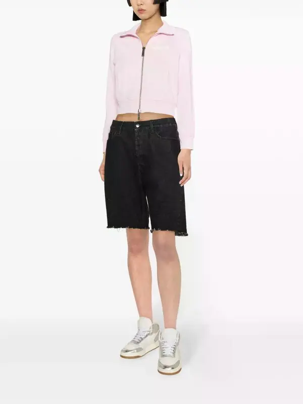 Dsquared2 Cropped Logo Appliqué Sweatshirt