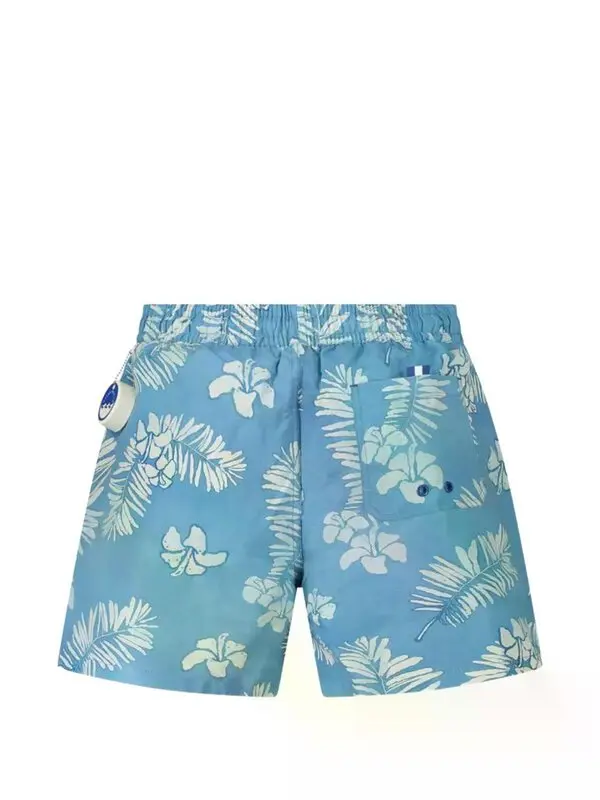 NORTH SAILS Leaf-print Swim Shorts