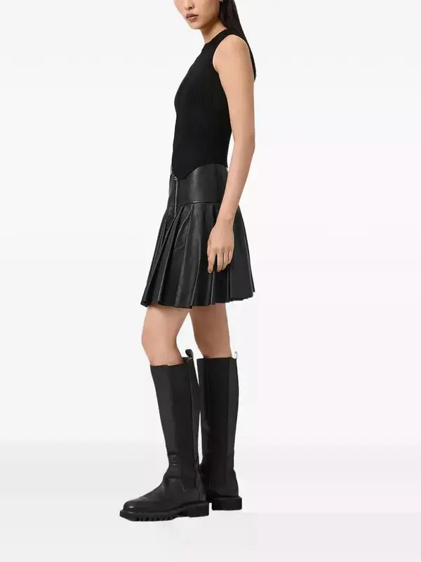 ALLSAINTS Irina Pleated Mini Skirt