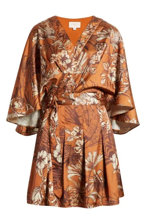 CIEBON Avaele Floral Wrap Dress