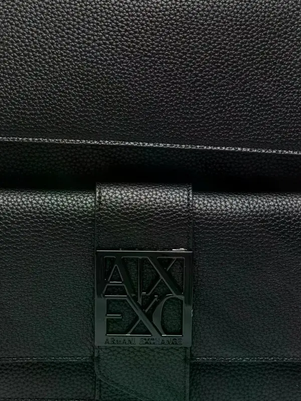 Armani Exchange Pebbled Leather Backpack