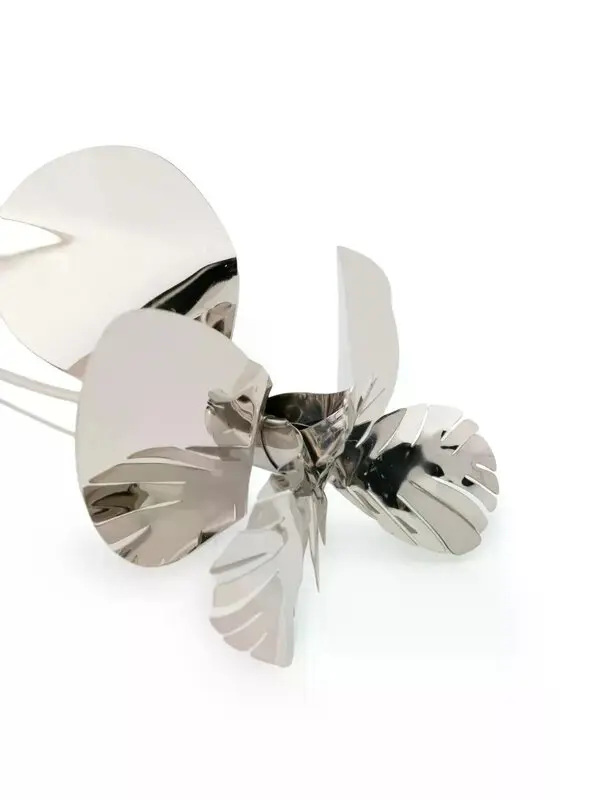 N°21 Tone Floral Motif Brooch