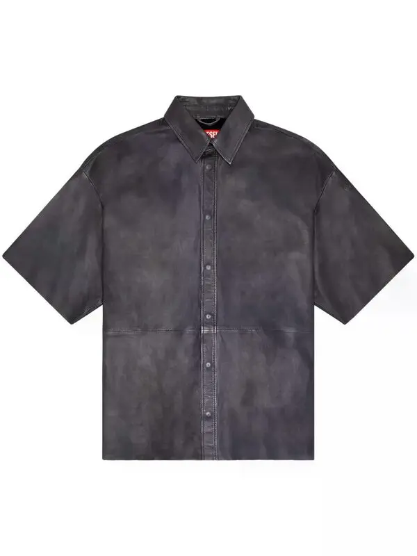 DIESEL® S-emin-lth Leather Shirt