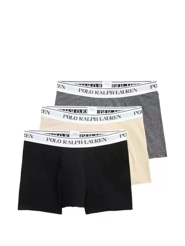 Polo Ralph Lauren Logo-waistband Trunks - Grey