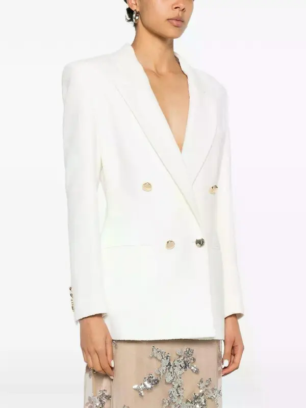 Blumarine Double-breasted Peak Lapel Blazer