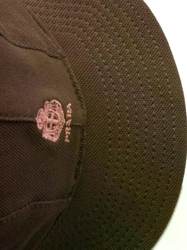 Prada Piqué Baseball Cap - Brown