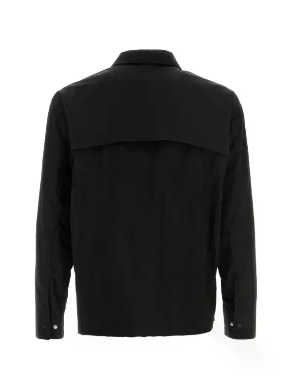 Herno Crinkled-finish Patch-pocket Jacket