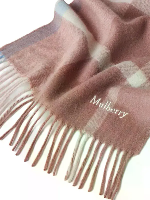 Mulberry Small Check Scarf