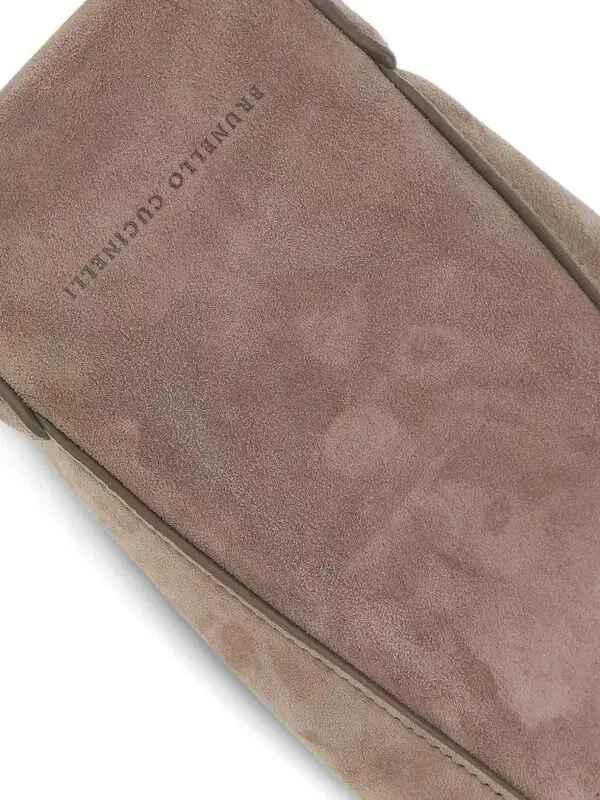 Brunello Cucinelli Bc Duo Suede Phone Holder