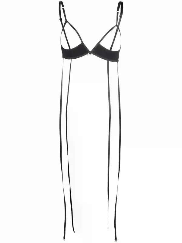 Givenchy Strap-detail Cut-out Bra - Black