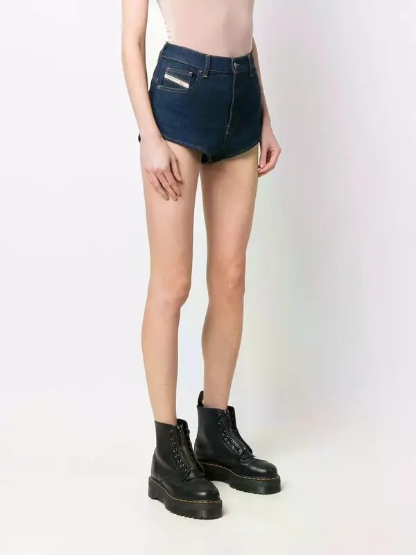 DIESEL® High-waisted Mini Denim Shorts