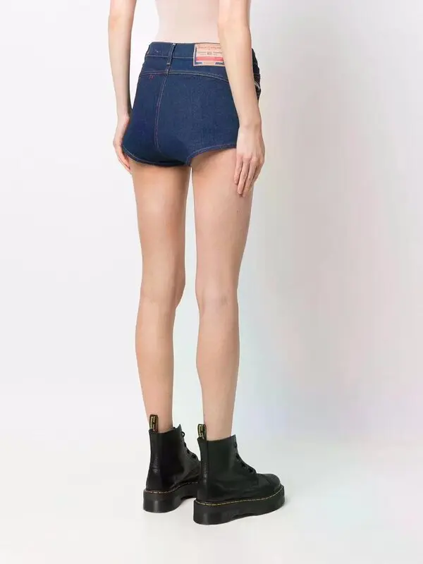 DIESEL® High-waisted Mini Denim Shorts