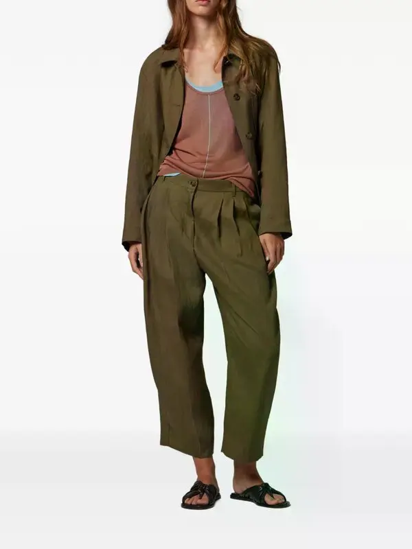 Paul Smith Double-layered Sleeveless Top - Brown