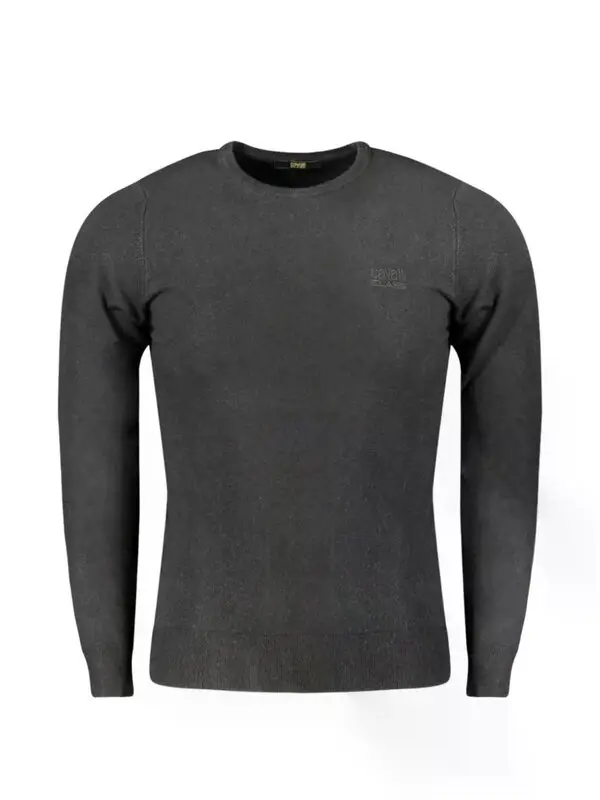 Roberto Cavalli Embroidered-logo Sweater